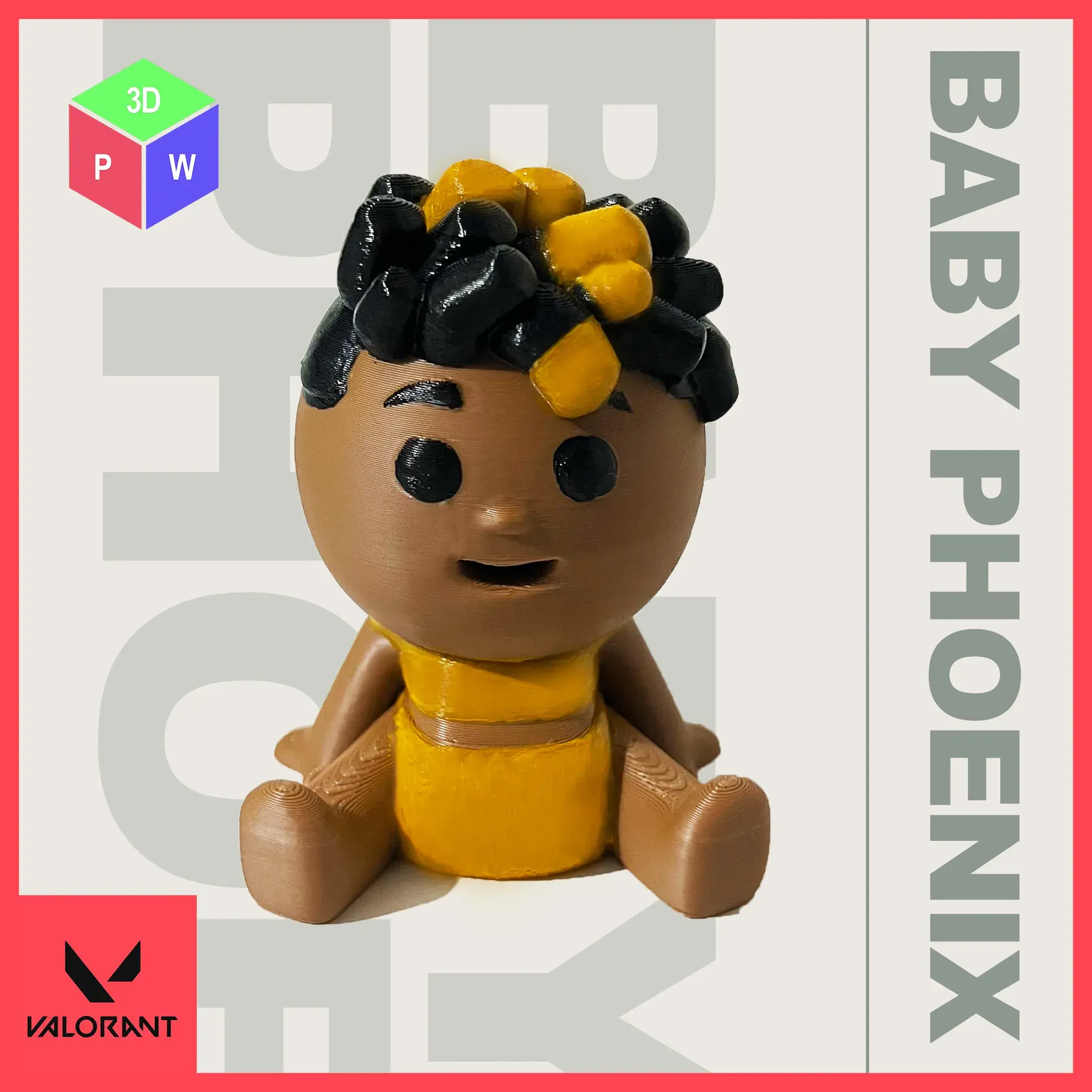 Other STL Descarga - Valorant - Baby Phoenix - 3D PRINT WIZARDRY