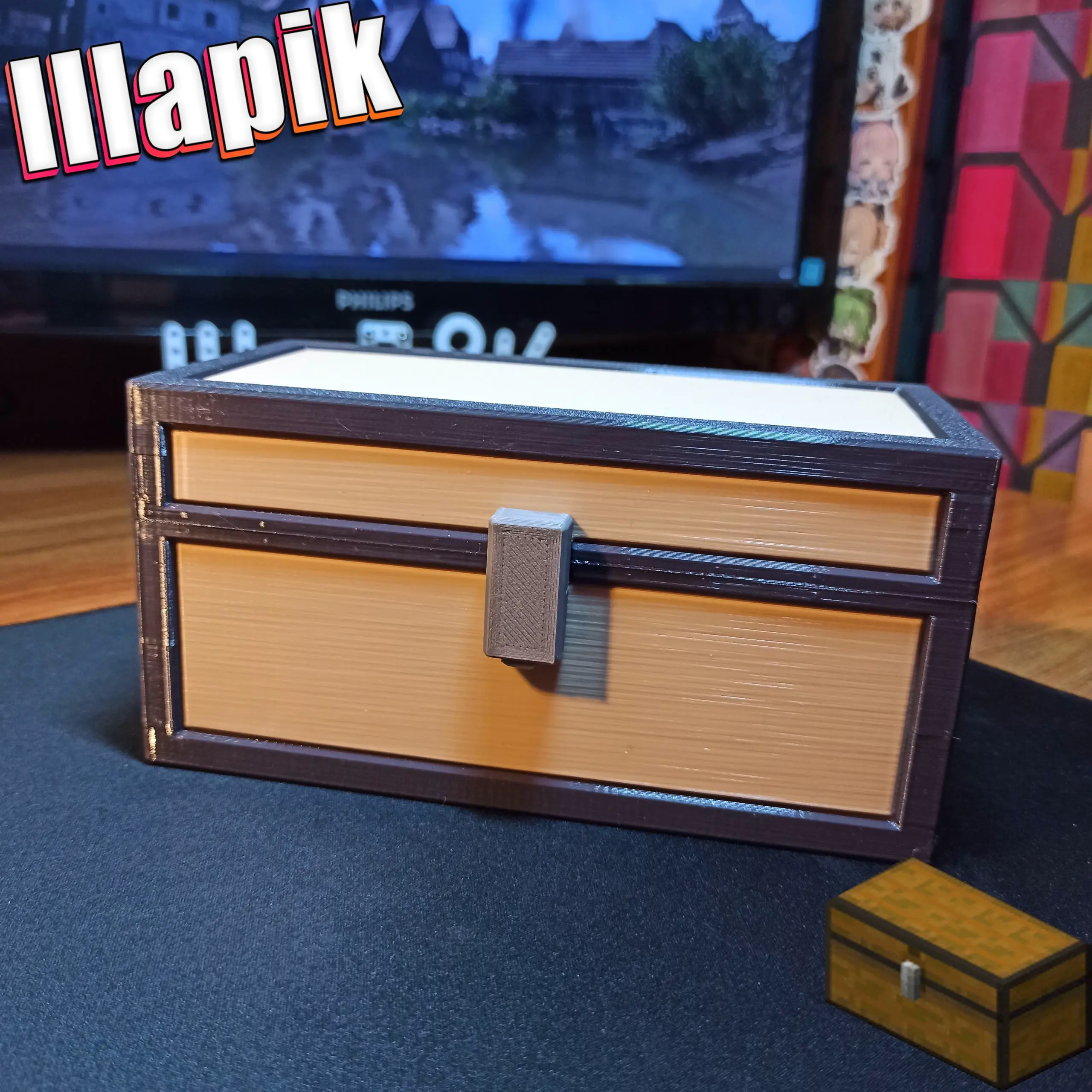 Other STL Descarga - Minecraft Chest - lllapik