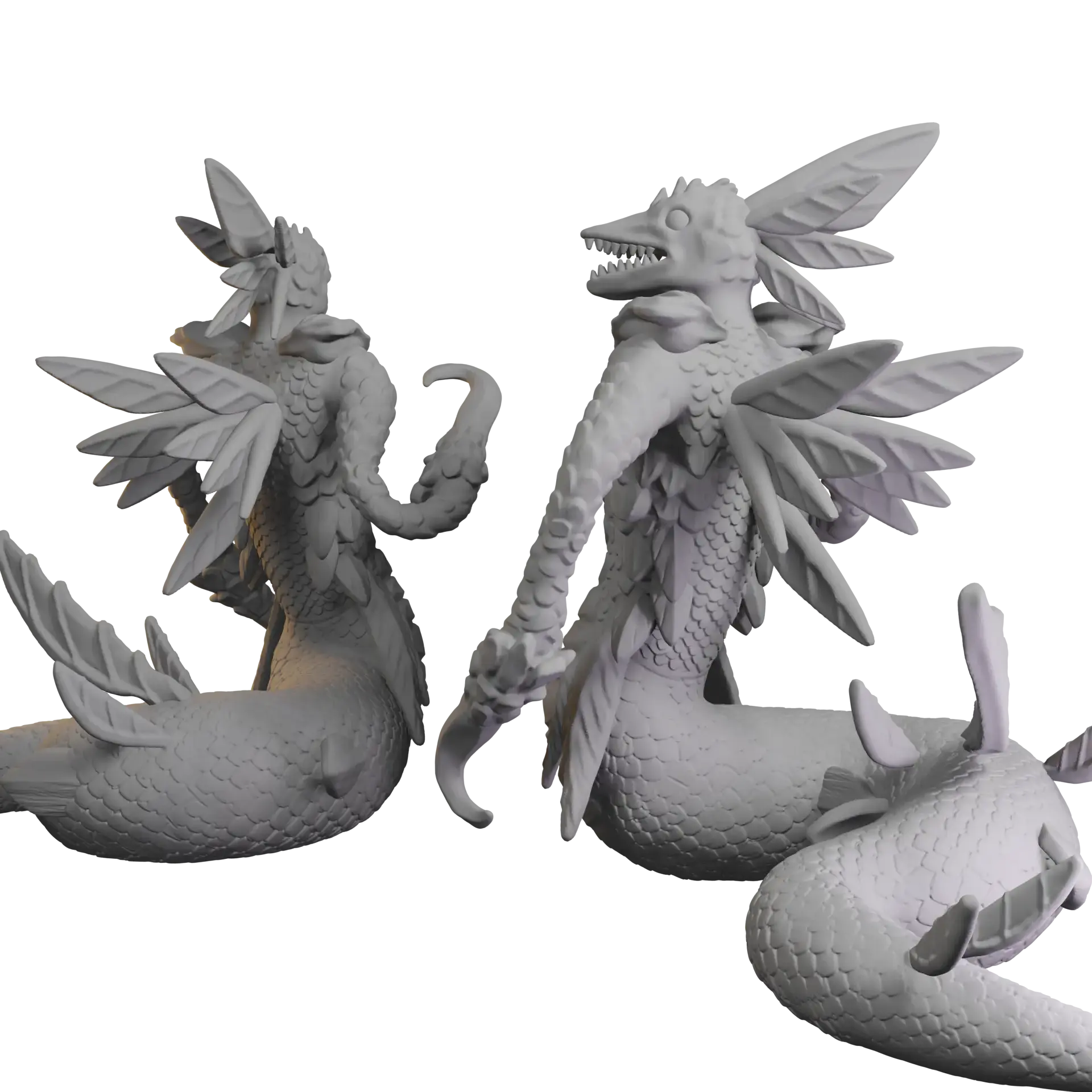 Characters & Creatures STL Download - WASTRILITH DEMON/FIEND - 28MM D&D ...