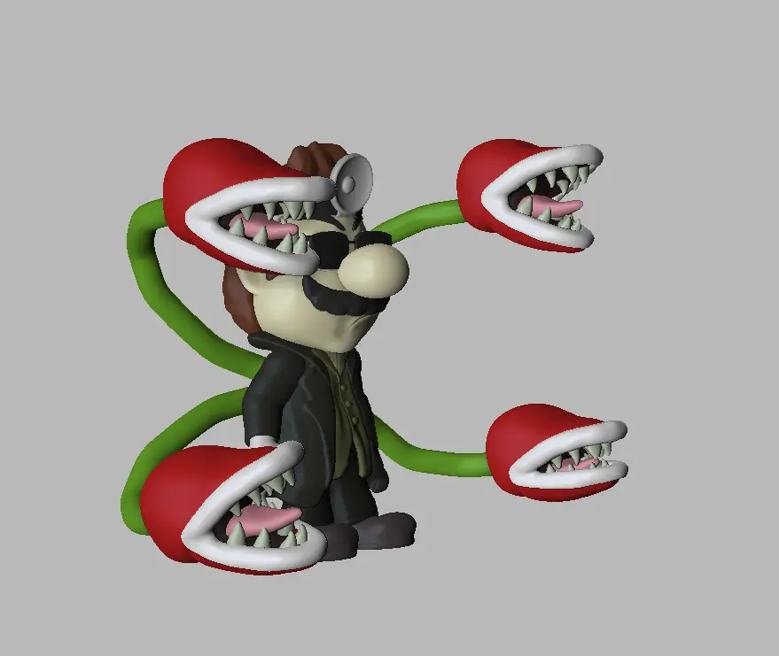 Other STL Download - Dr Super Mario Octopusby Axos3D