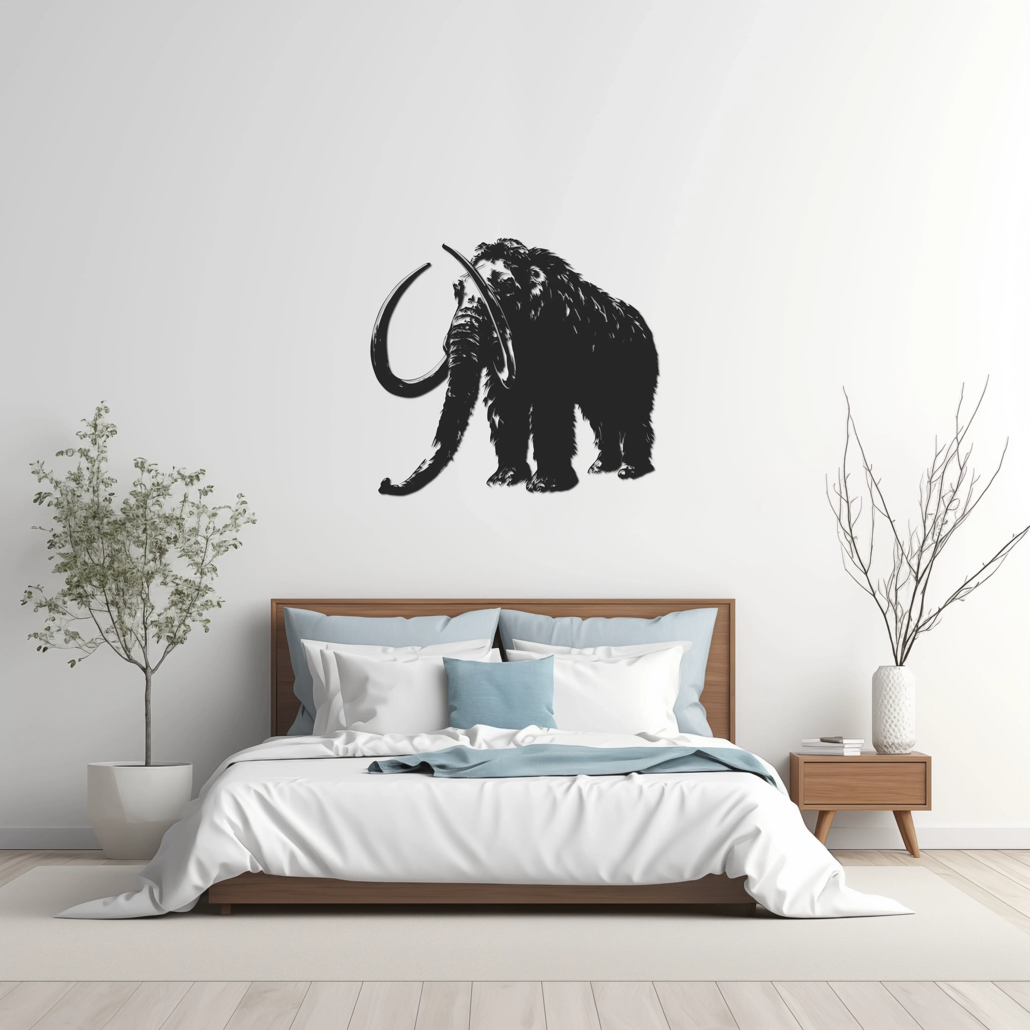 Home Decorations & Ornaments STL Download - Mammoth Wall Artby Ri0m0