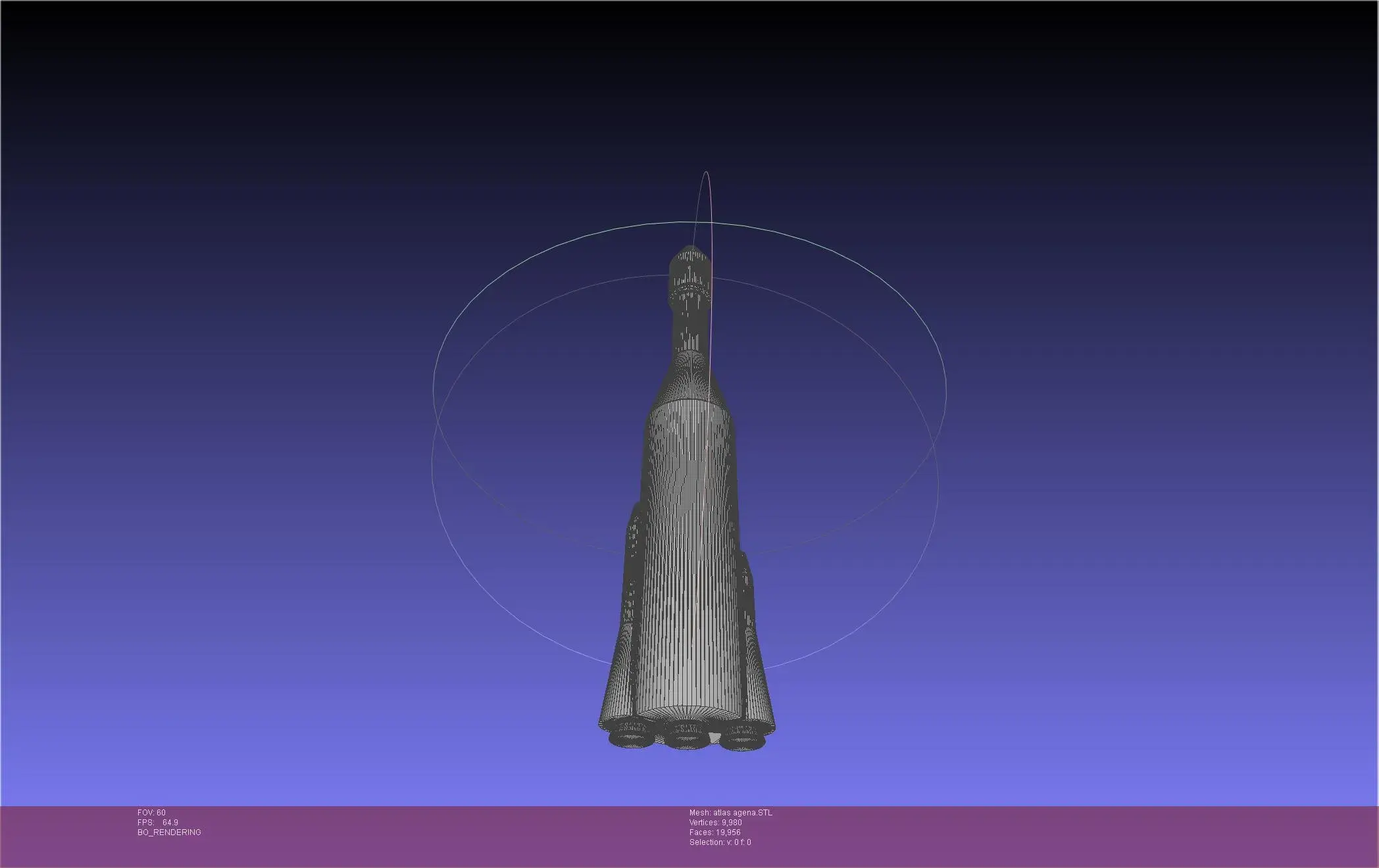 Free Vehicles & Machinery STL Download - Atlas Agena Rocket Printable ...