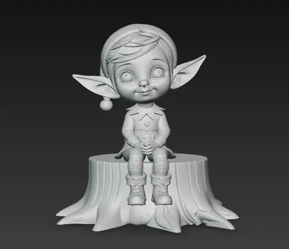 Characters & Creatures STL Download - Elfie Sparkby Radiance_Designs