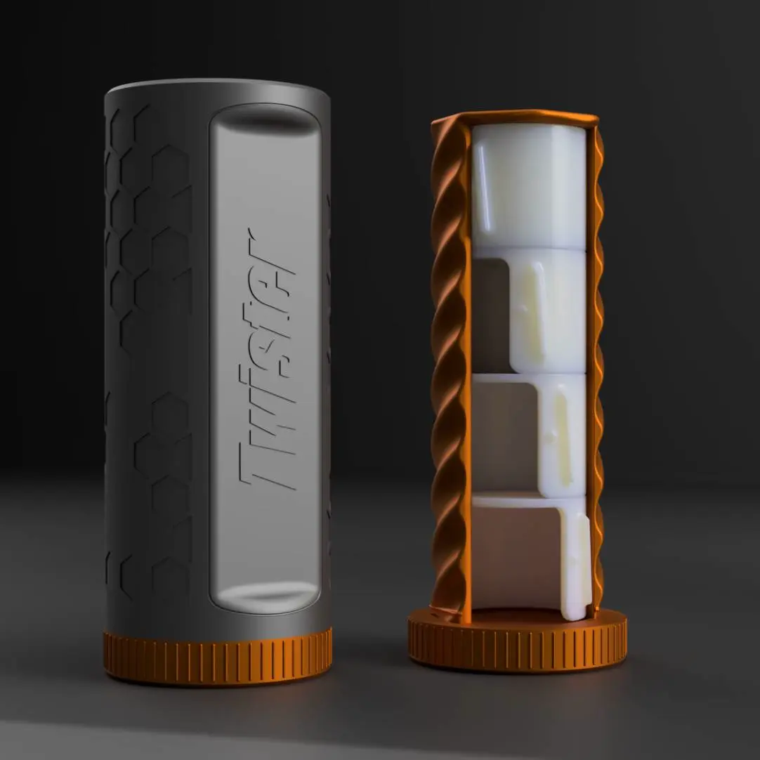 3D Printer Files | 3MF File | Twister Pill Box | Creality Cloud