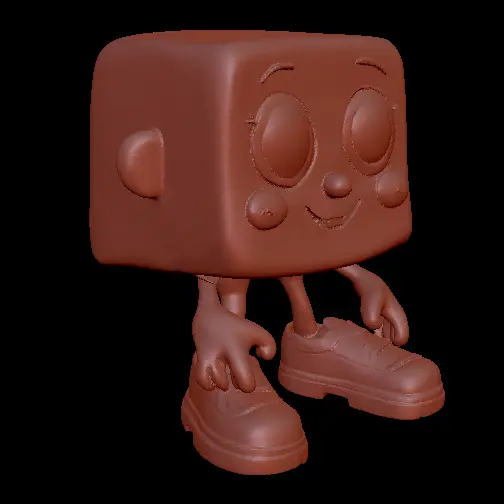 Free Characters & Creatures STL Download - Cute Cube character 2by Katt ...