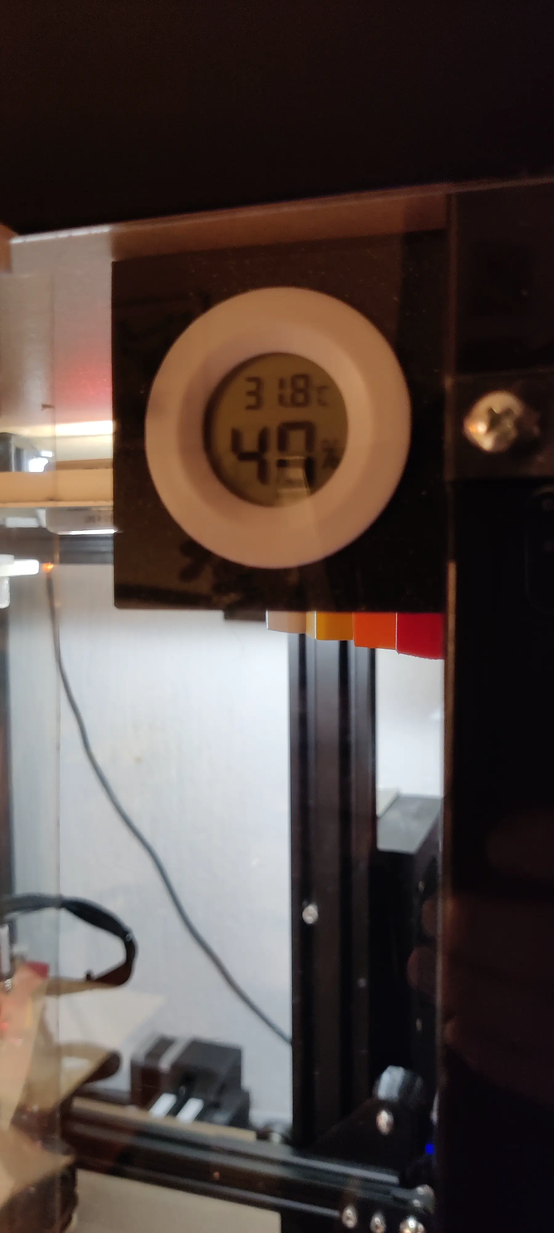 3D Printer Files | 3MF File | Temp an humidity meter bracket for enclosure top | Creality Cloud