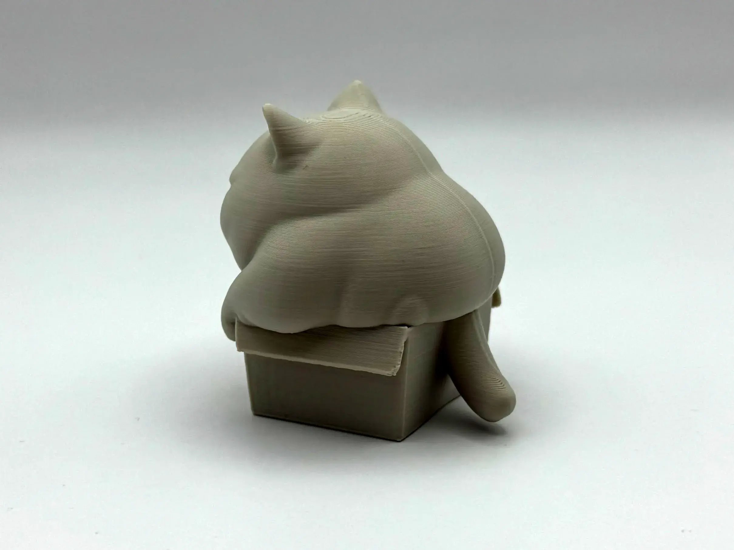 3D Printer Files | 3MF File | Chonky Box Kitten | Creality Cloud