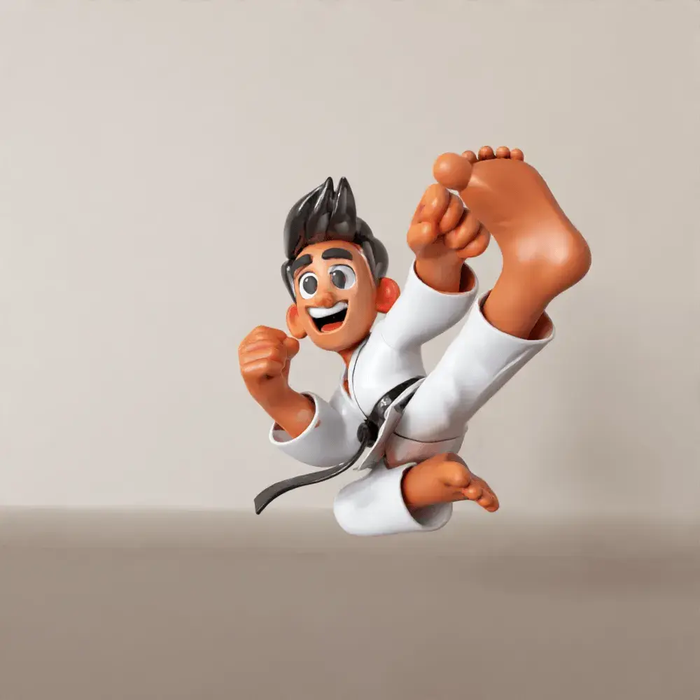Other STL Download - Karate Fighter 3D Model – Martial Arts STL for ...