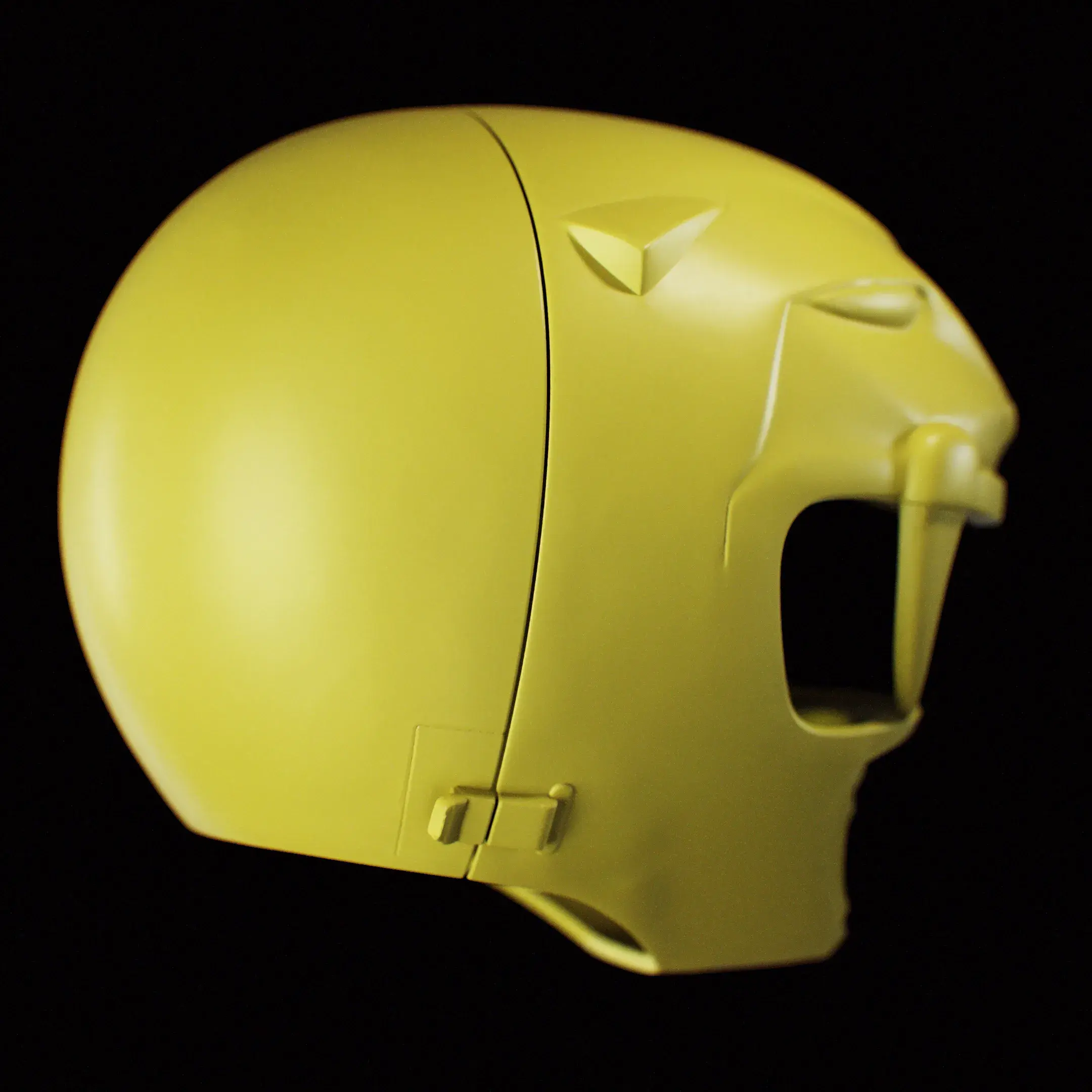 Cosplay STL Download - Yellow Dino Power Ranger Helmet split in Twoby ...