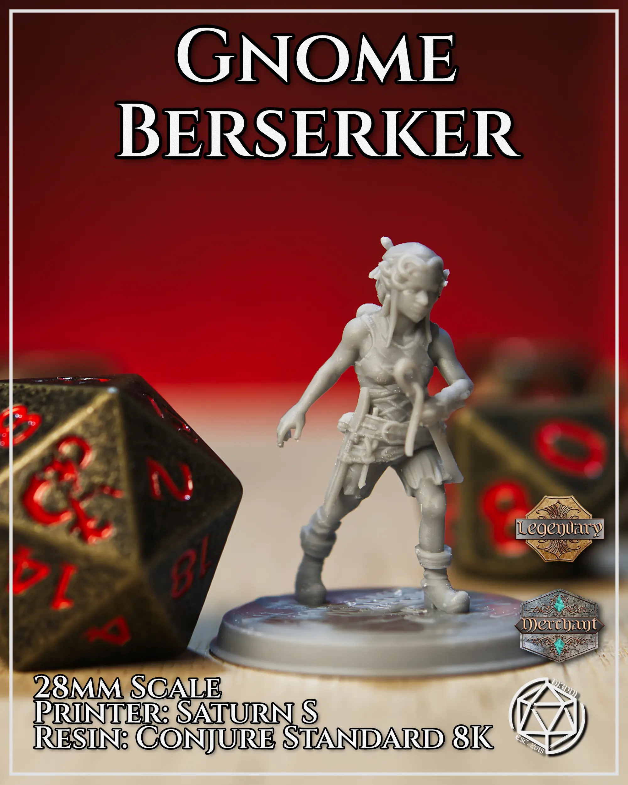 Gnome Berserker | 3D models download | Creality Cloud