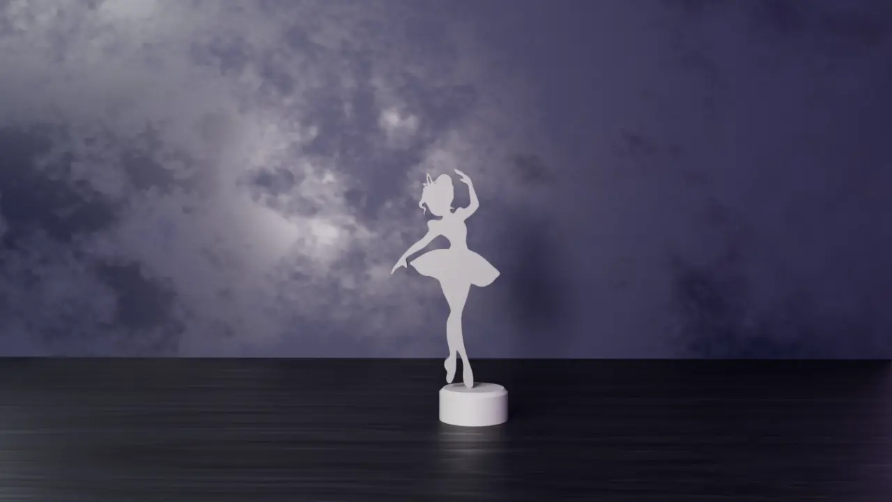 Digital Art STL Download - BALLERINA DANCER DESK DECORATIONby Mansoure ...