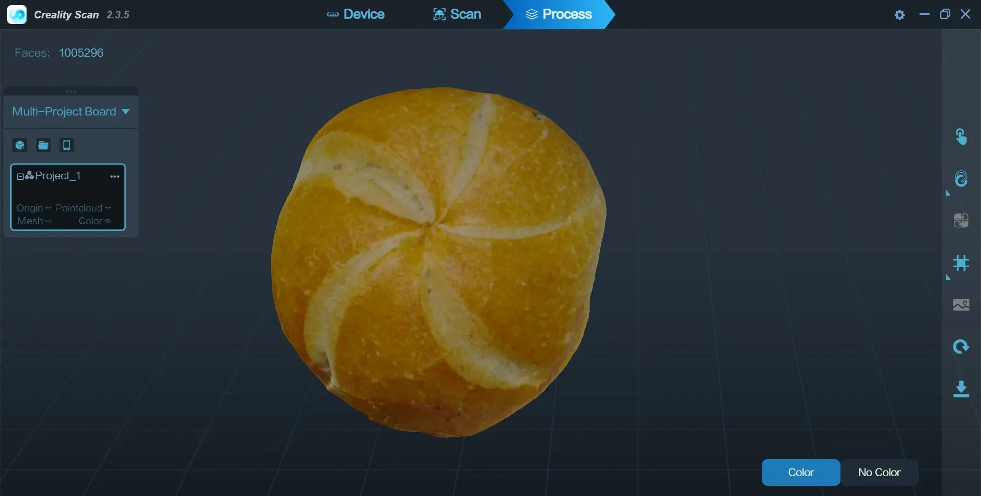 3D Printer Files | 3MF File | Bread Roll / Bun 3D Scan | Creality Cloud
