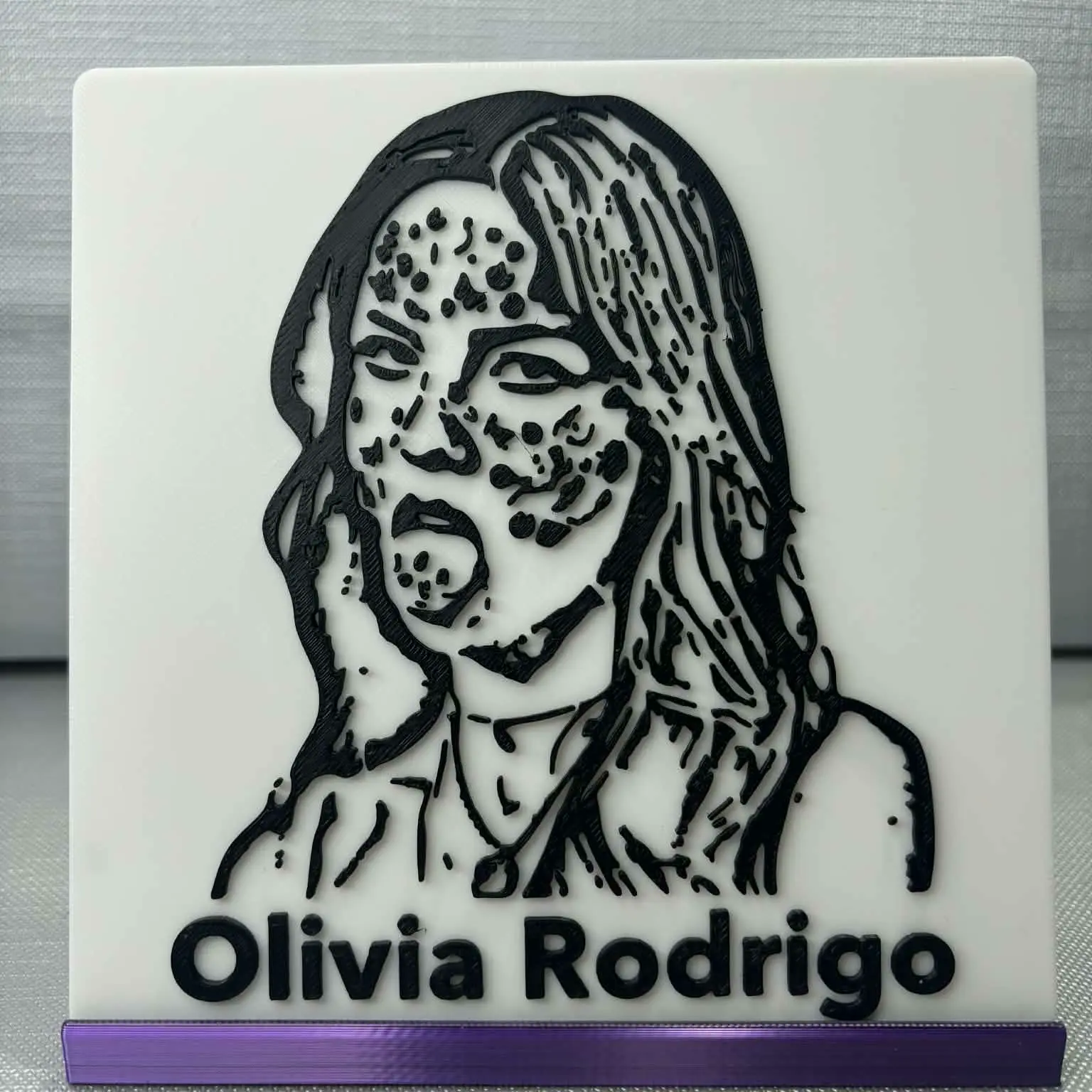 3D Printer Files | 3MF File | Olivia Rodrigo portrait from SOUR album ...