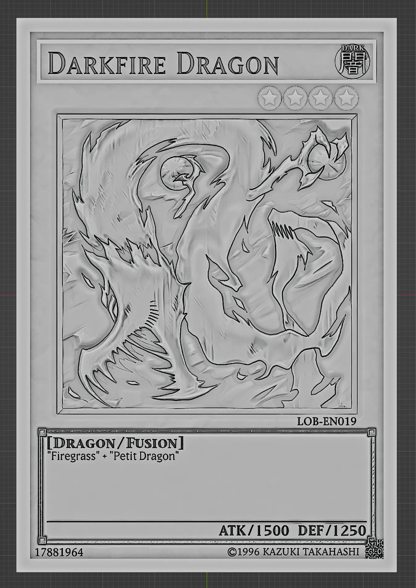 Free Other STL Download - DARKFIRE DRAGON - YUGIOHby Wsonuchiha3D