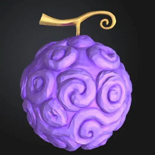 Characters & Creatures STL Download - One Piece - Devil fruitby CuriuM