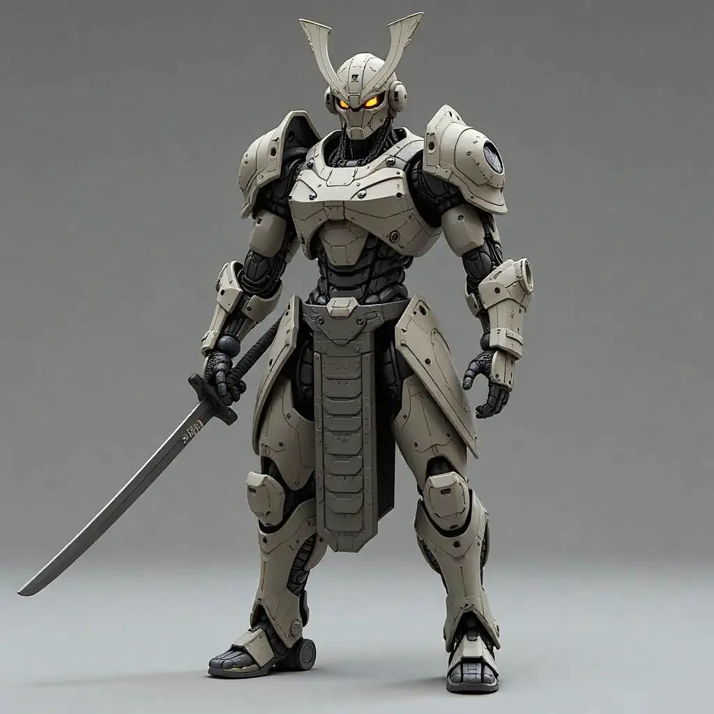 3D Printer Files | 3MF File | Cyber Samurai Warrior – Futuristic Mecha ...