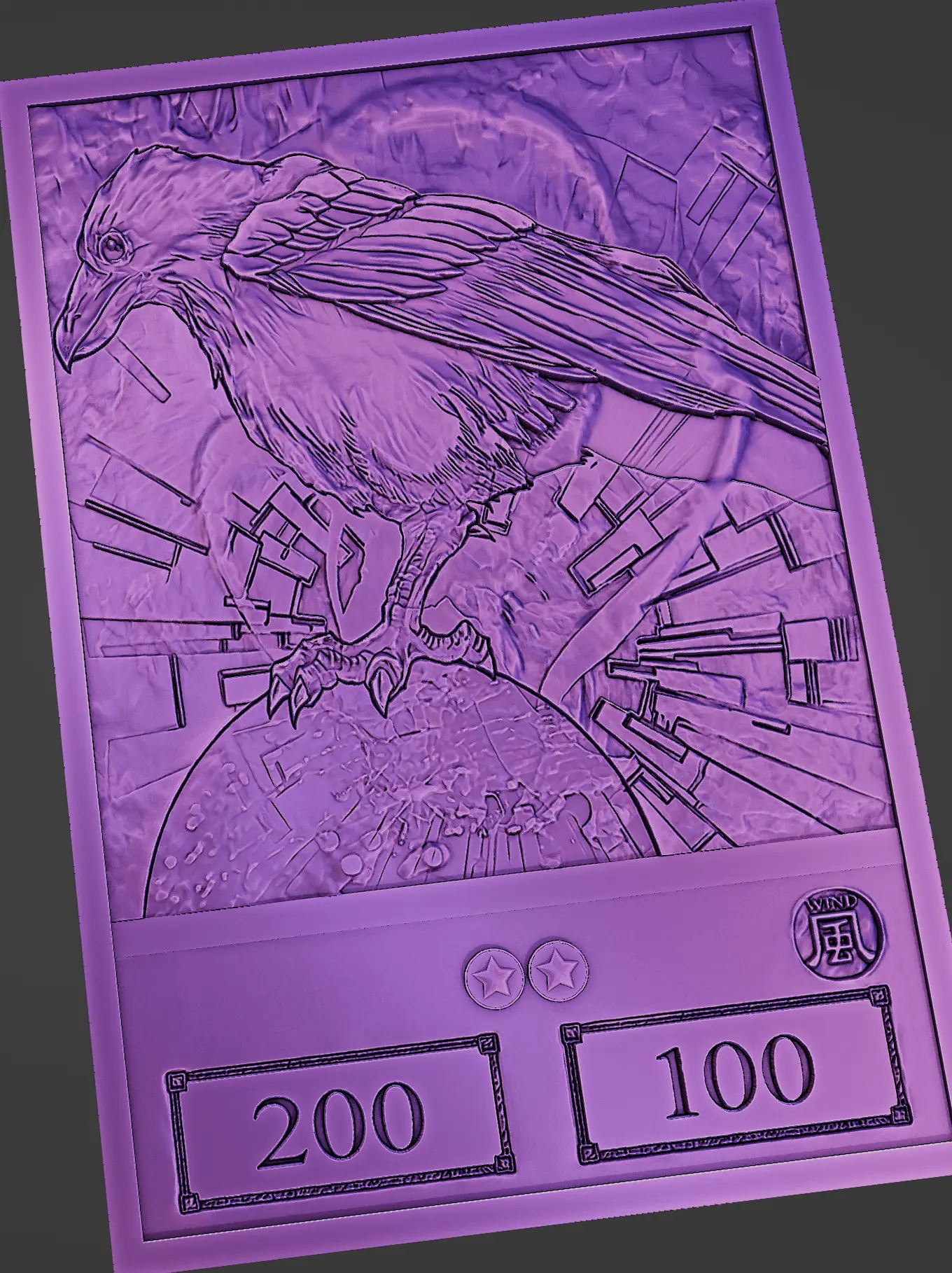 Board Games & Card Games STL Download - yata garasu - yugiohby Wsonuchiha3D