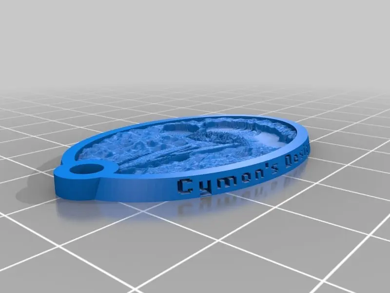 3D Printer Files | 3MF File | Key Chain Lithophane Classic Art ...