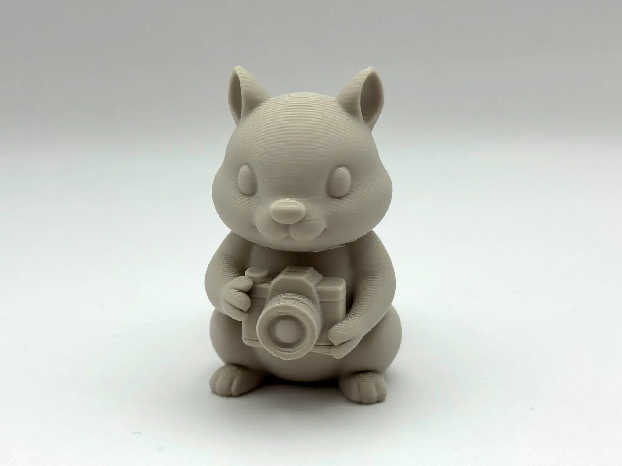 3D Printer Files | 3MF File | Cute Squirrel Photographer | Creality Cloud