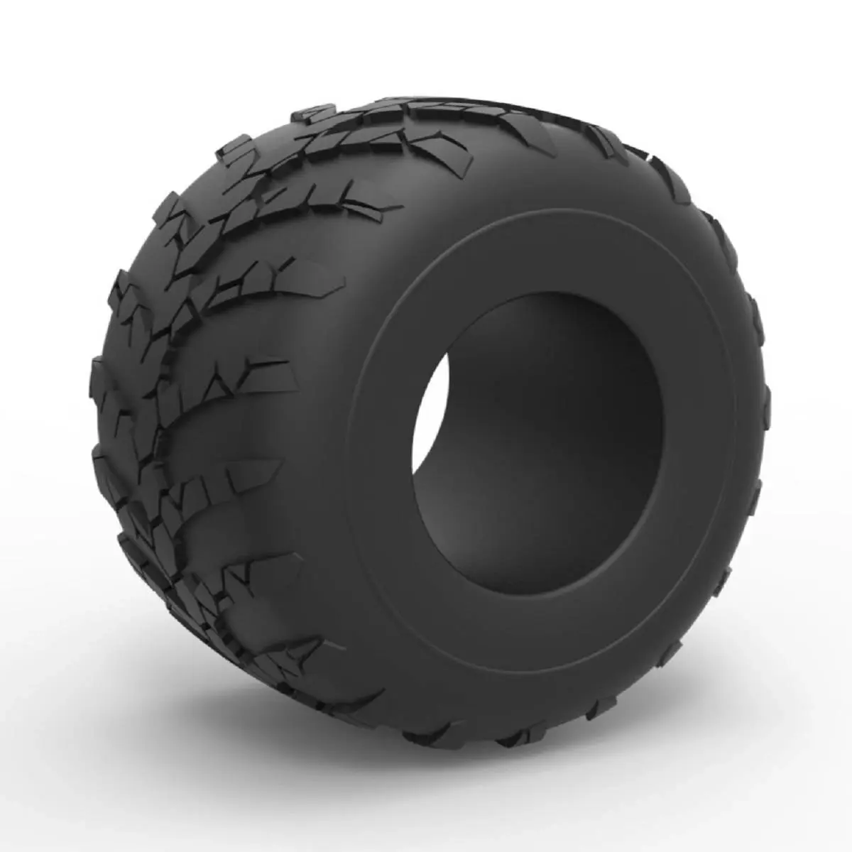 Vehicles & Machinery STL Download - Monster Jam tire 34 Scale 1:25by ...