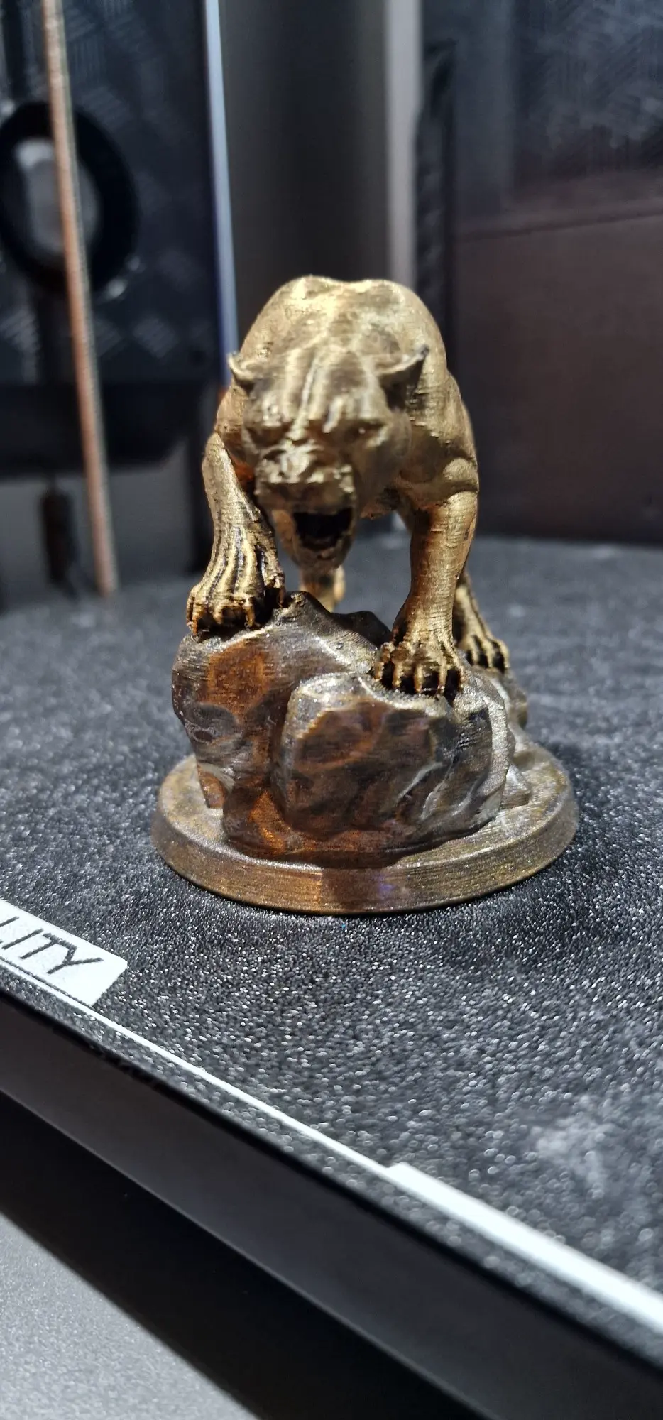 3D Printer Files | 3MF File | puma attack sculpture | Creality Cloud