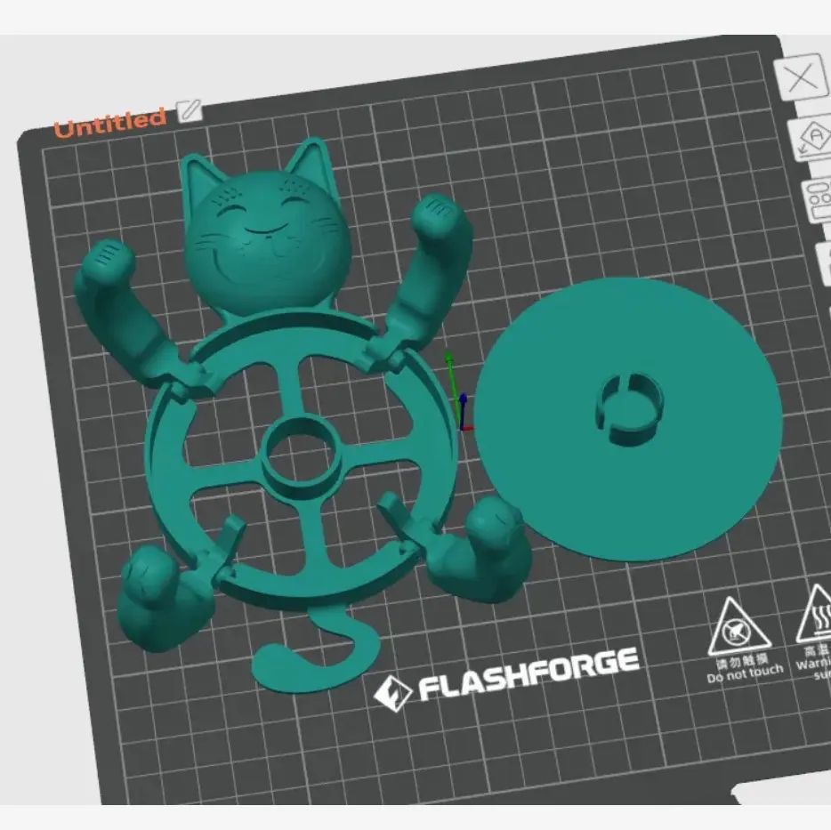 3D Printer Files | 3MF File | CAT Cup holder | Creality Cloud