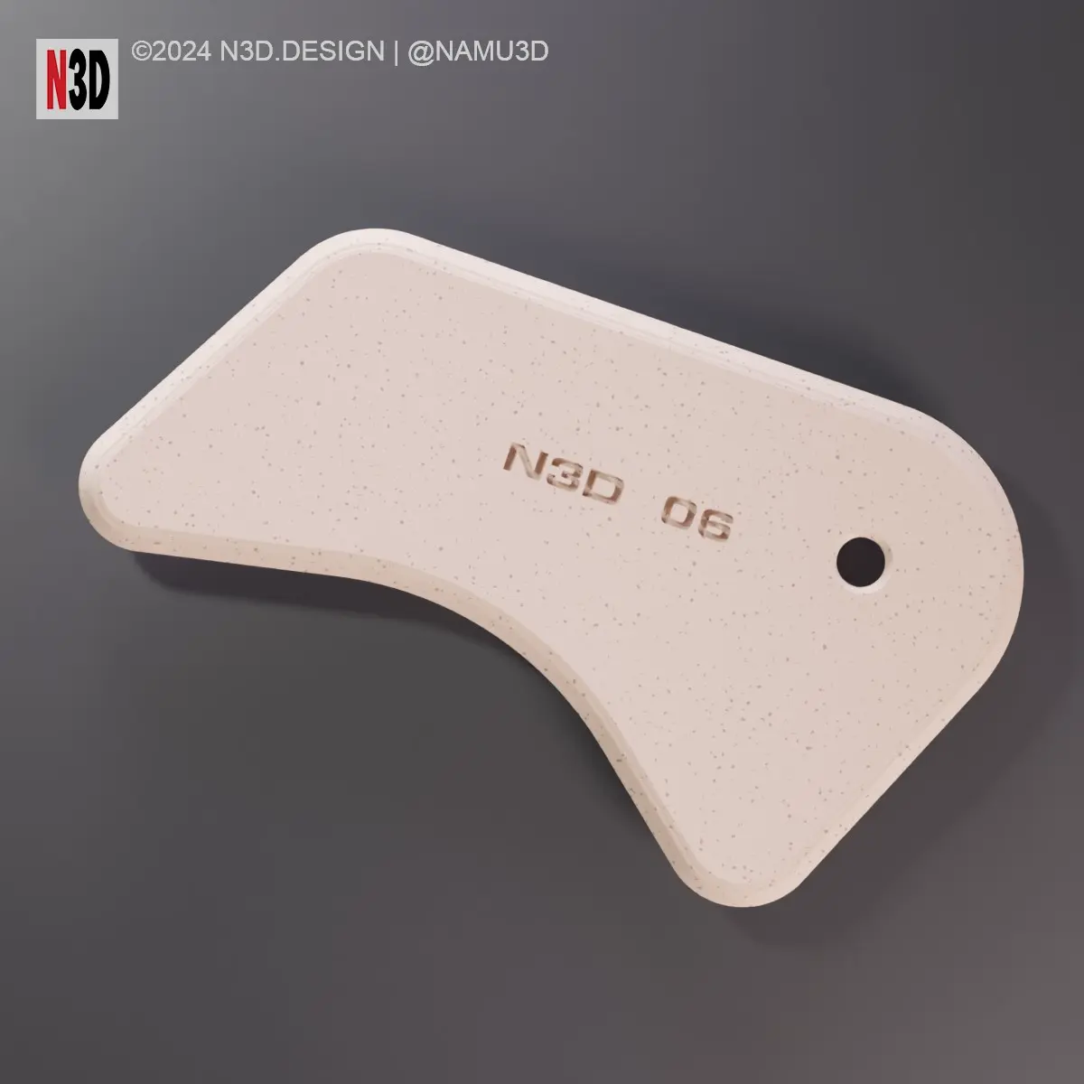 Free Test Models STL Download - Pottery tool 06by Namu3D