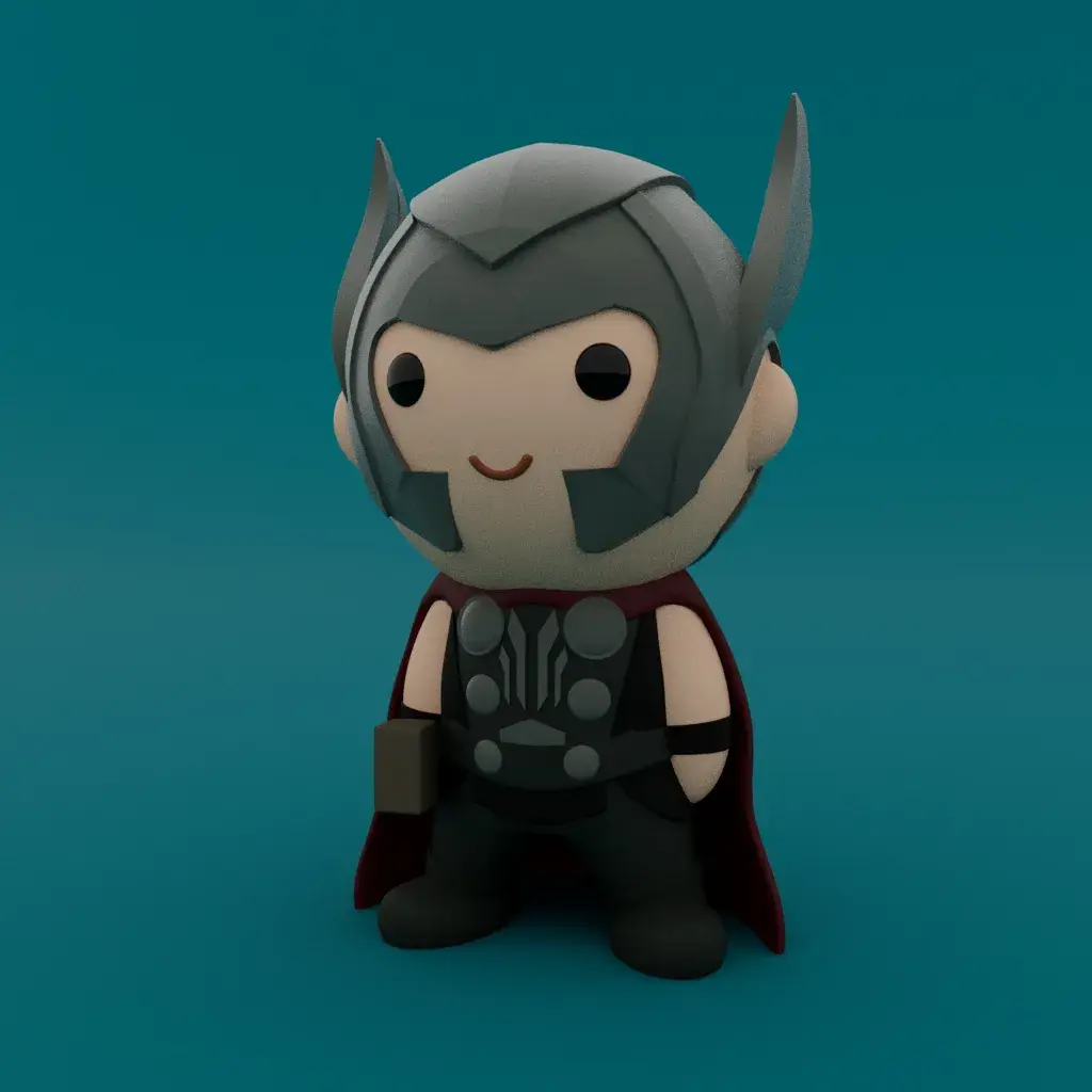Characters & Creatures STL Download - Cute Little Thorby akash3dprints