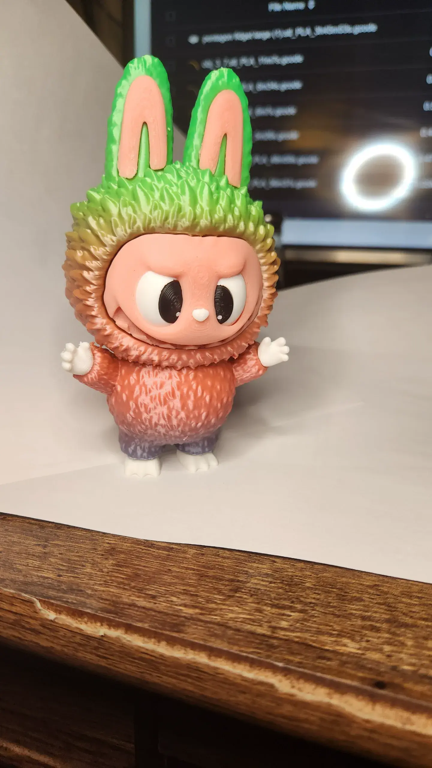 3D Printer Files | 3MF File | Labubu With Rotating Eyes | Creality Cloud