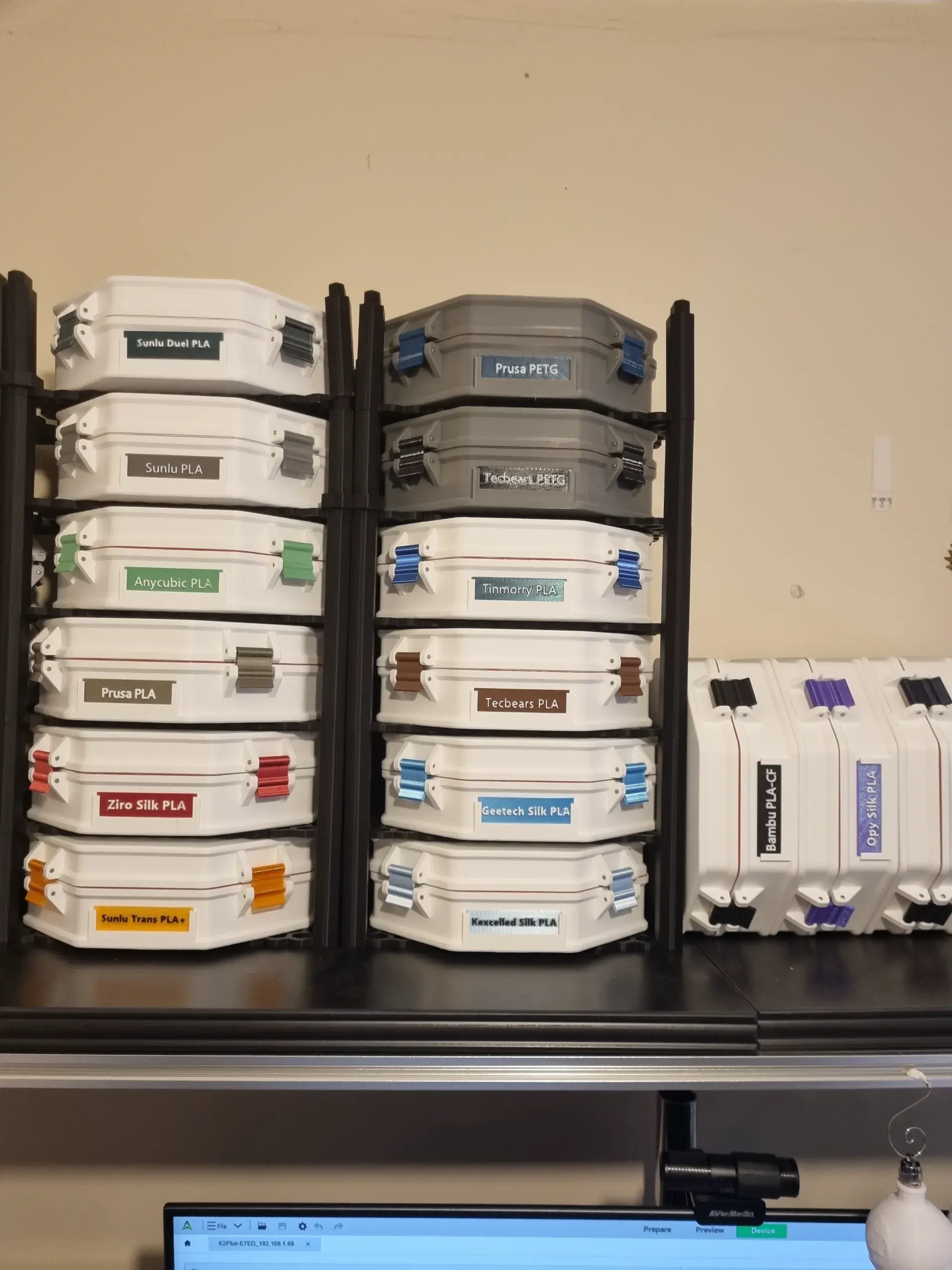 3d Printer Files 3mf File Hexagonal Filament Storage Case