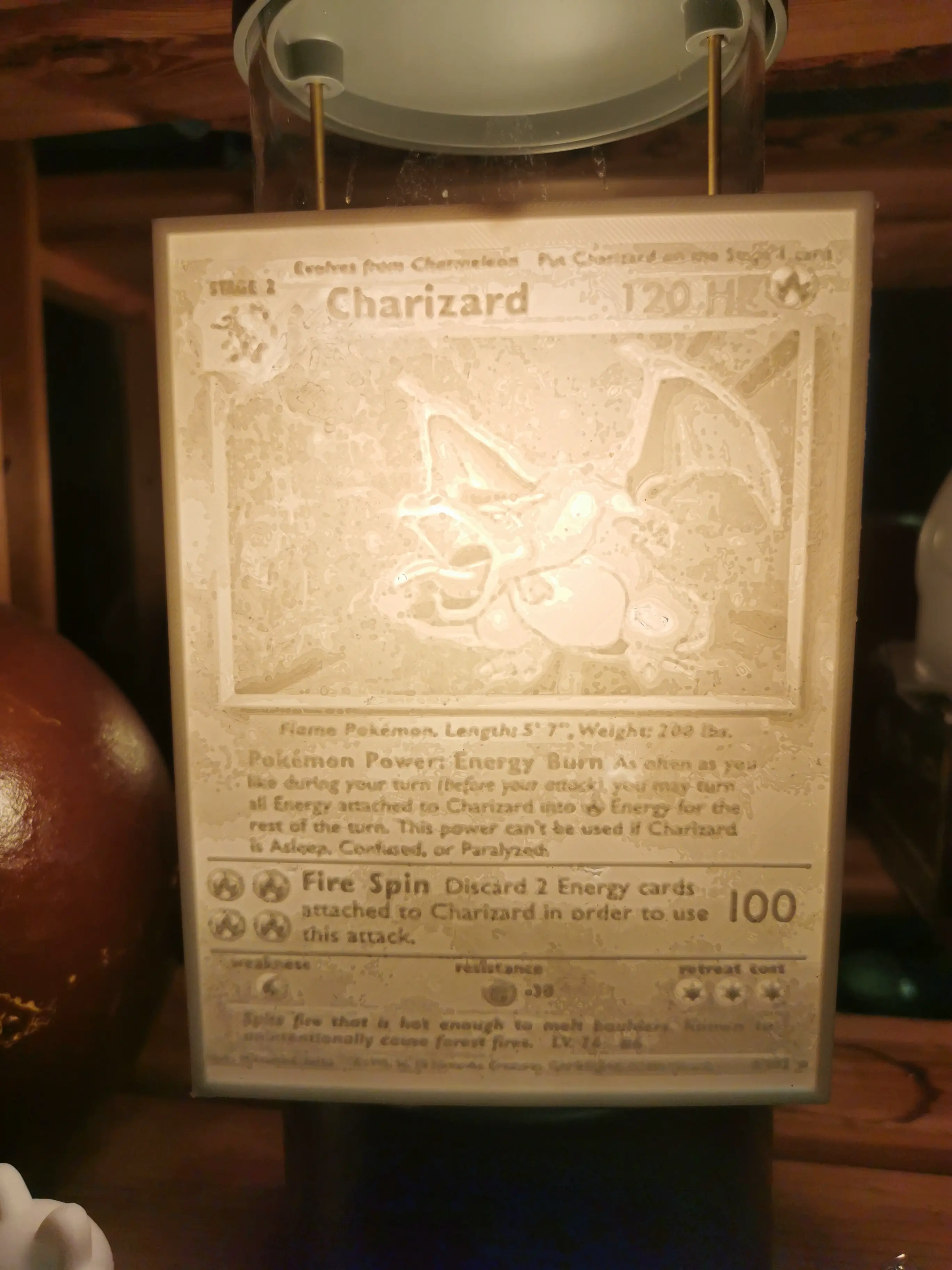 Free Other STL Download - Charizard card night lightby Kevin Addeh