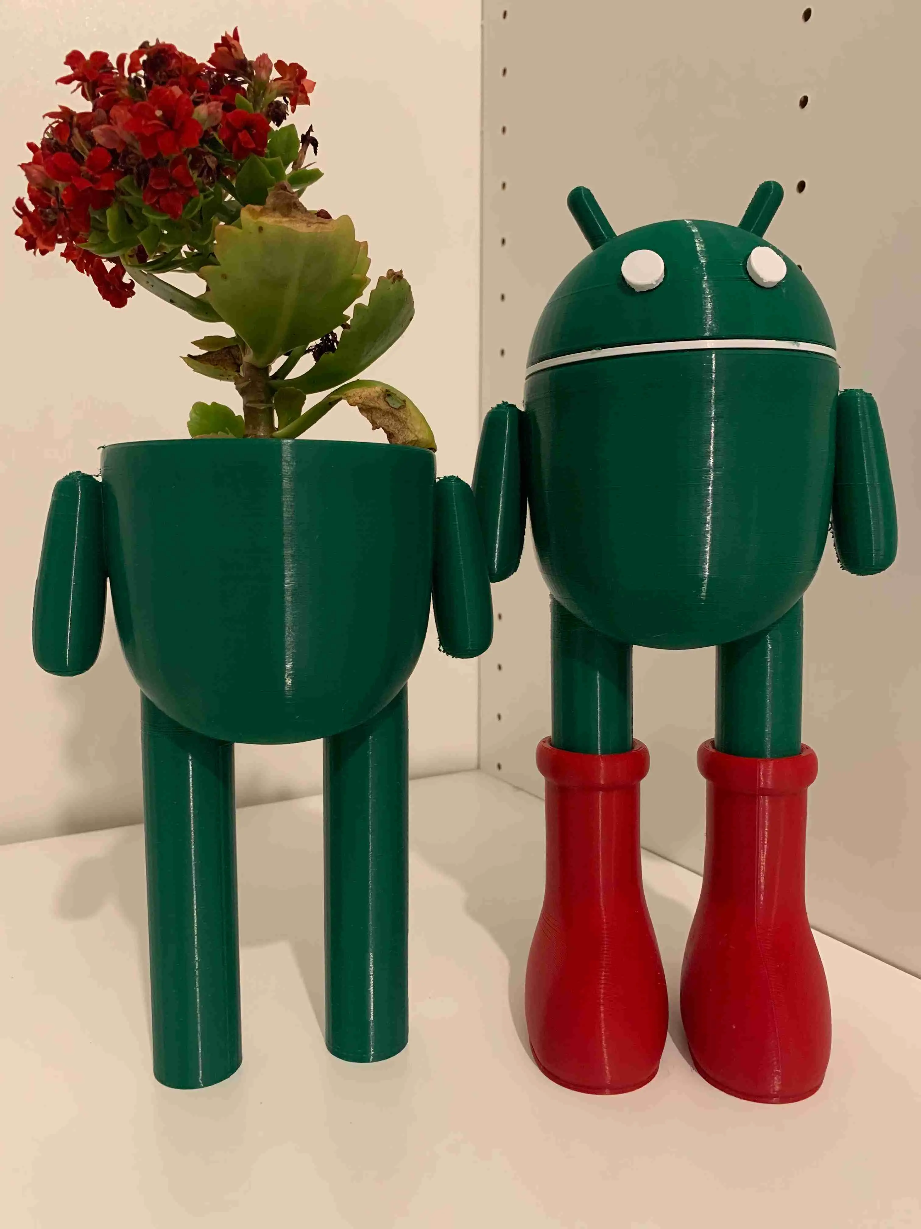 Home Decorations & Ornaments STL Download - Android Robot Planter Or ...