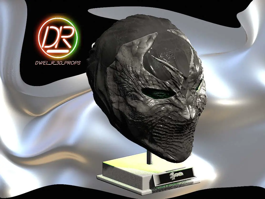 Cosplay STL Download - Spawn Helmet by Dwel_R_3D_Props