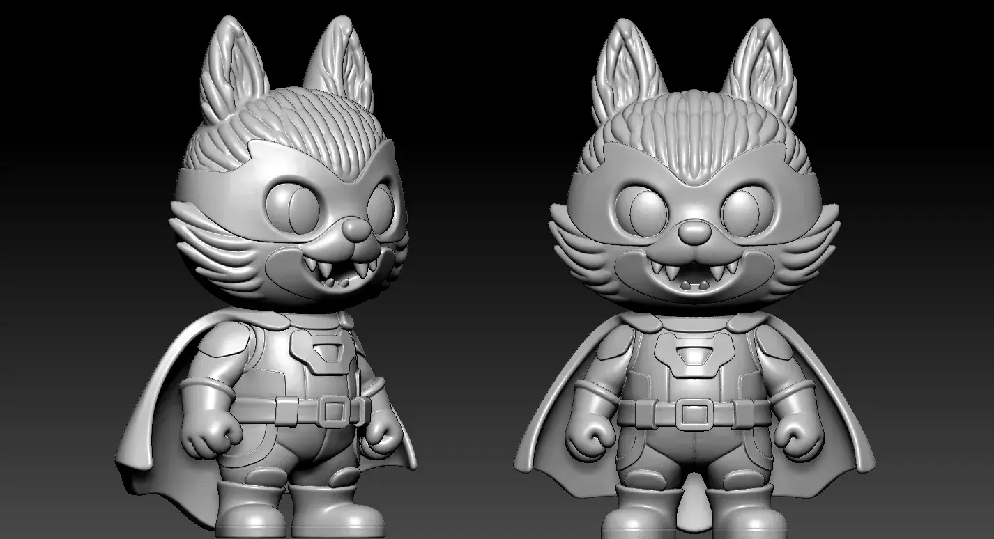 Characters & Creatures STL Descarga - Labubu - Rocket DC Comics statue ...