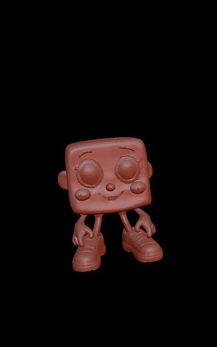 Free Characters & Creatures STL Download - Cute Cube character 2by Katt ...
