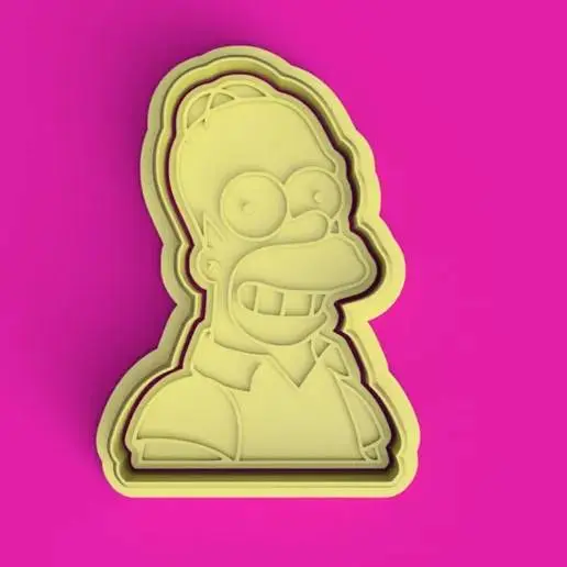 Other STL Download - Homer simpson cookie cutterby Selected