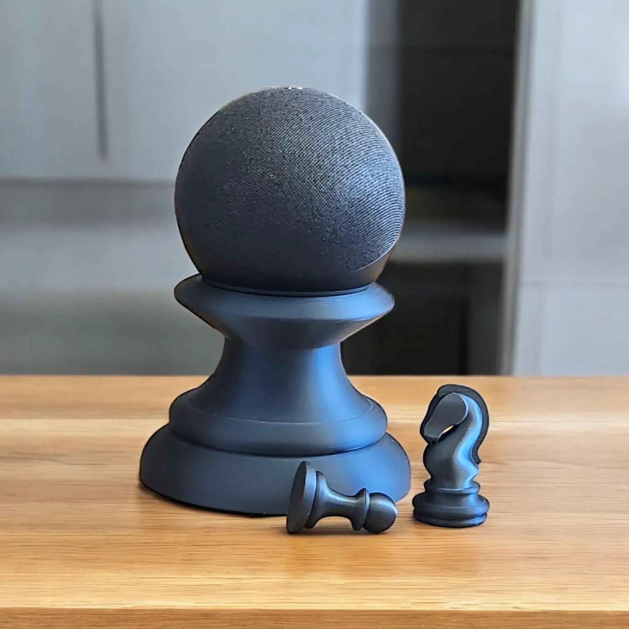 Other STL Download - Echo Dot Chess Pawn Standby jajaum3d