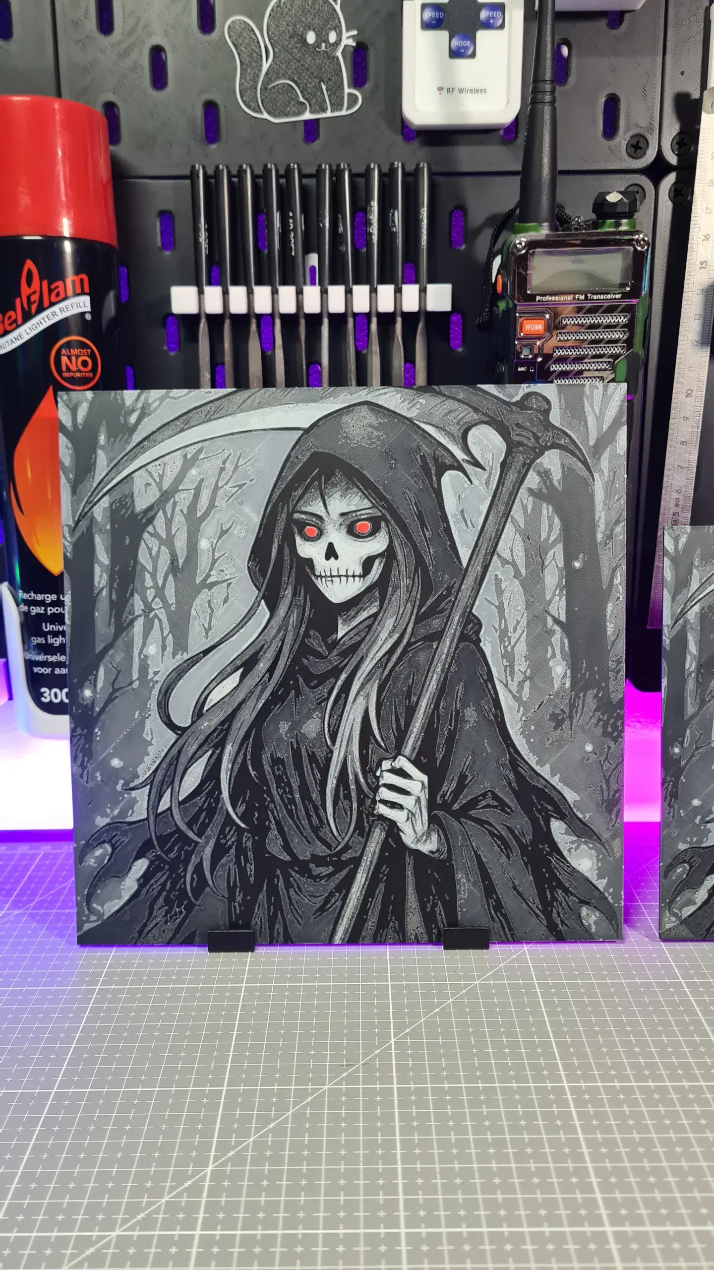 3D Printer Files | 3MF File | Reaper Girl - Hueforge - 4 Colors ...