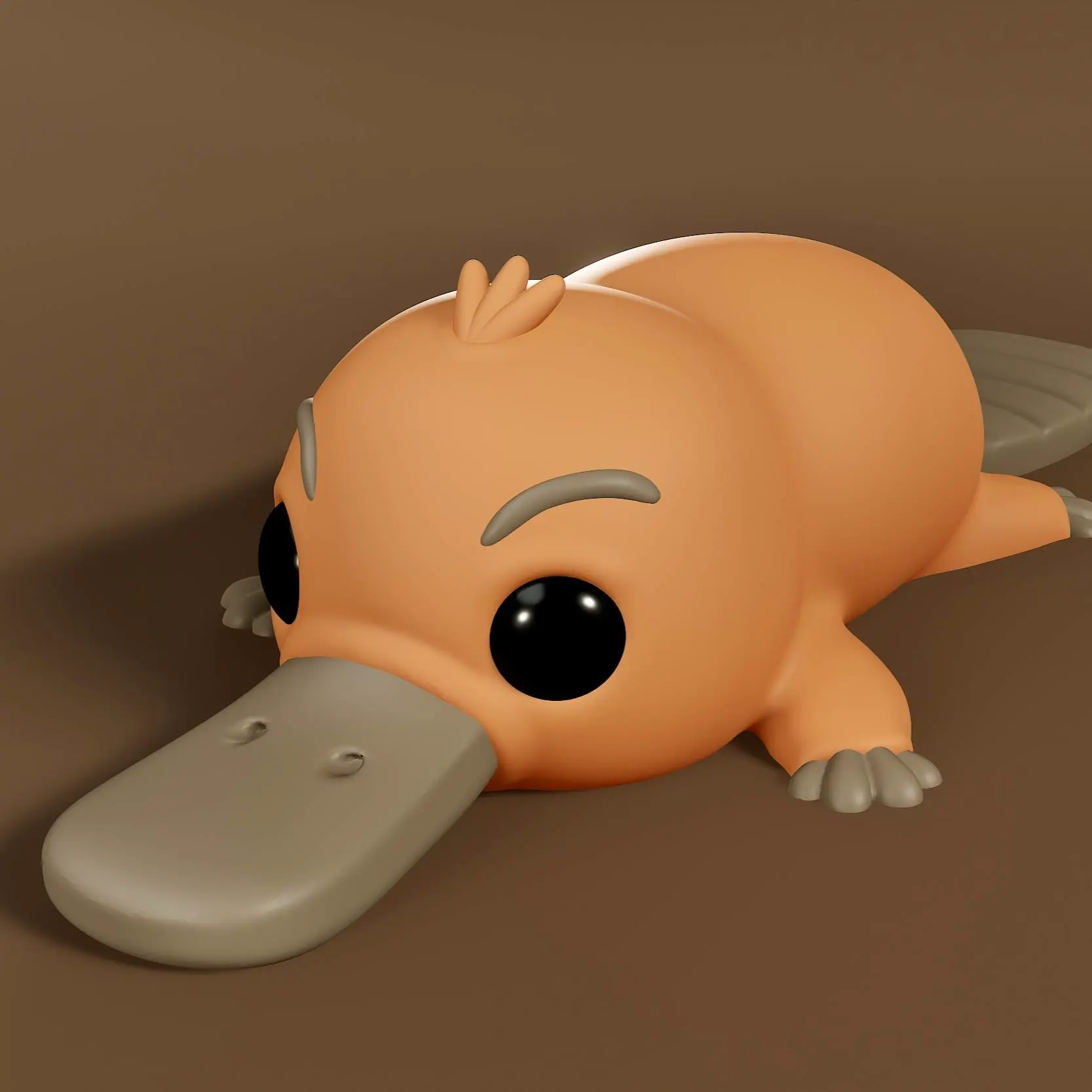 Free Characters & Creatures STL Download - Platypus Puffinby 3DMDesign