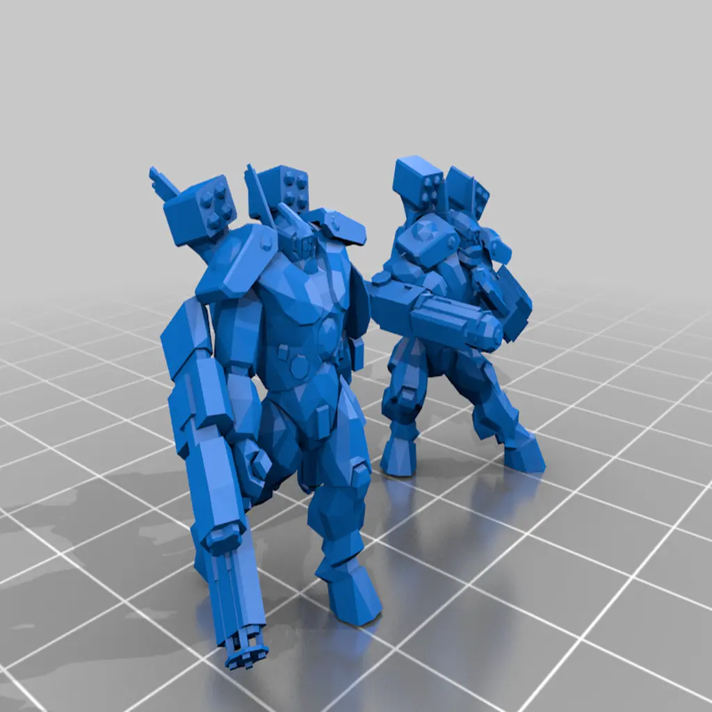 Free Other STL Download - tau commander suit - dynamically posedby SMT_M 🦊