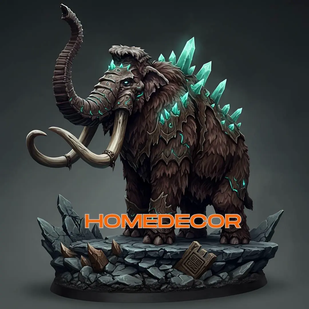 3D Printer Files | 3MF File | Frozen Undead Mammoth | Creality Cloud