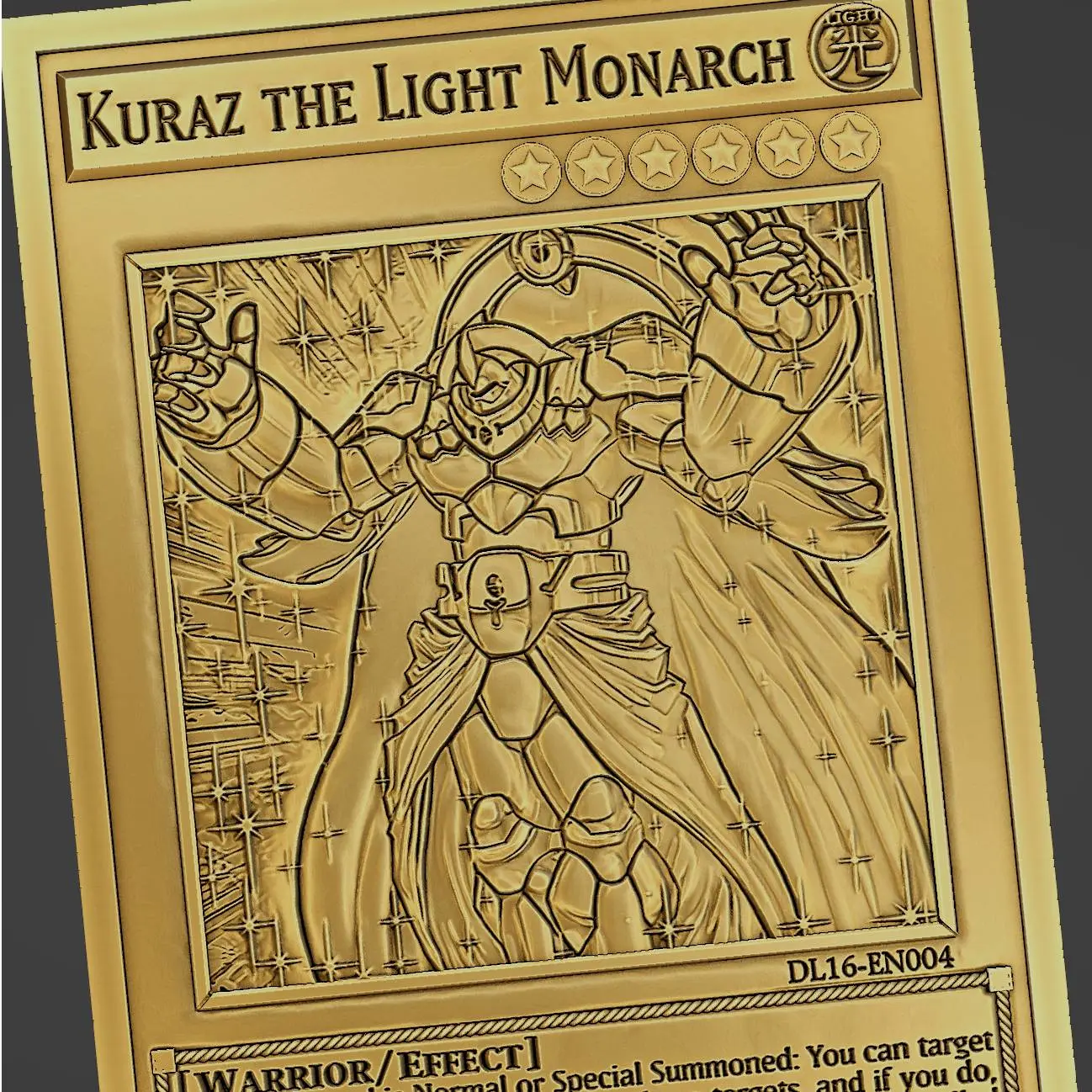Other STL Download - Kuraz the Light Monarch - yu-gi-oh!by Wsonuchiha3D