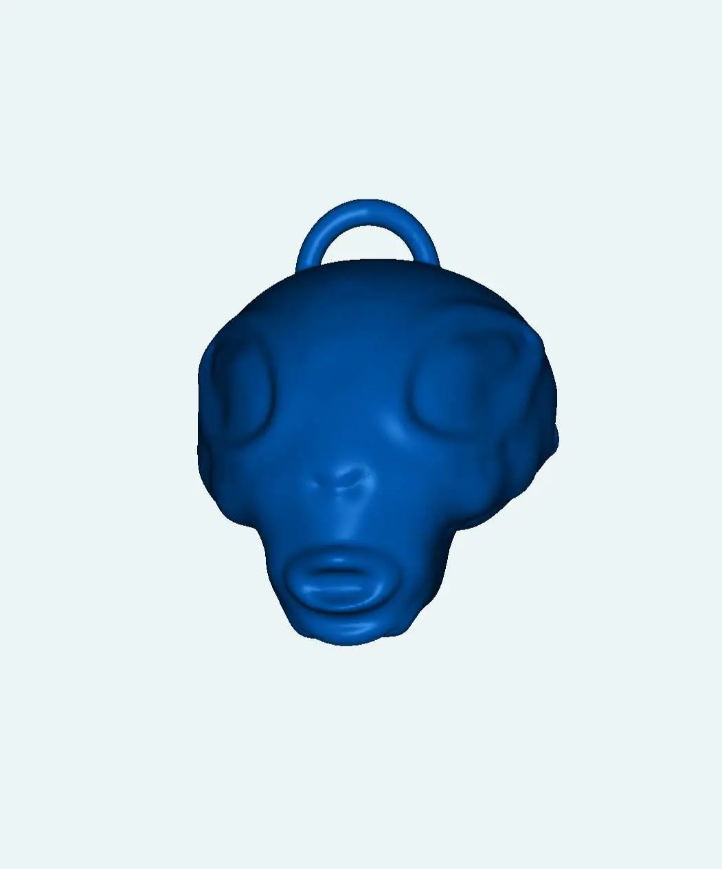 3D Printer Files | 3MF File | alien head keychain | Creality Cloud