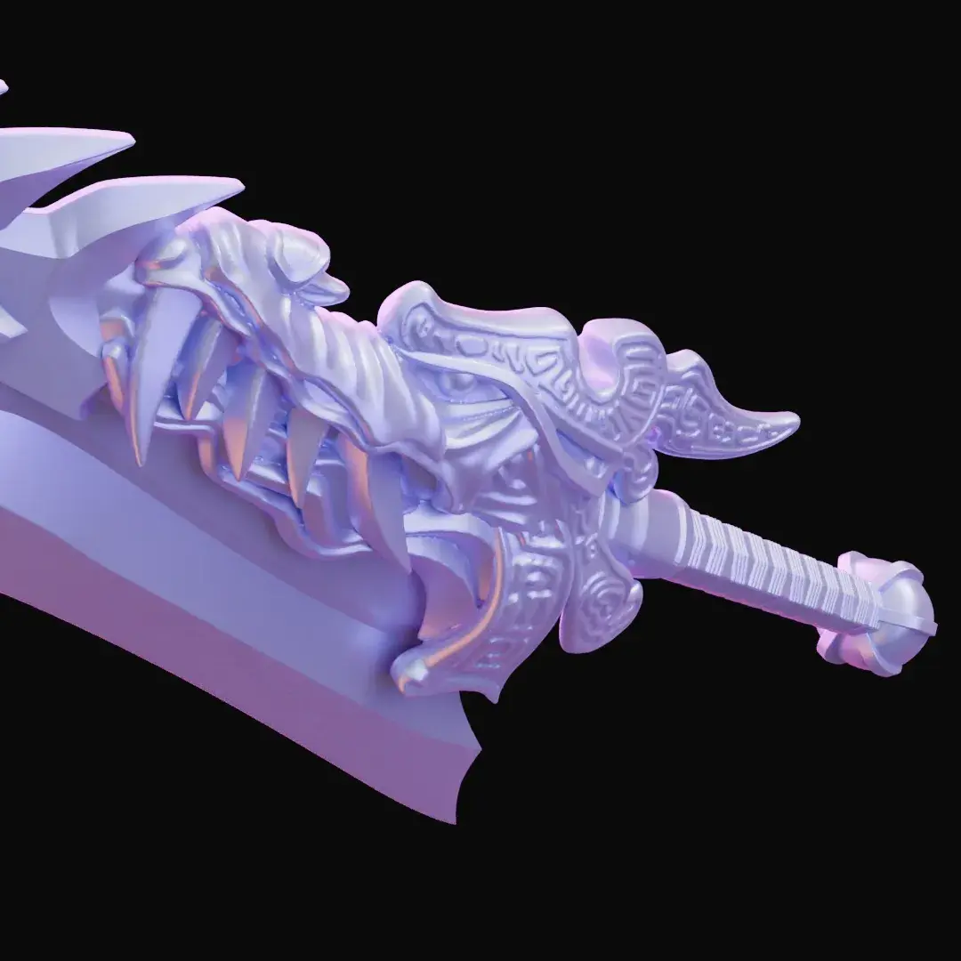 Game Props STL Download - Ao Guang Sword Replica Nezha Fan Art Ne zhaby ...