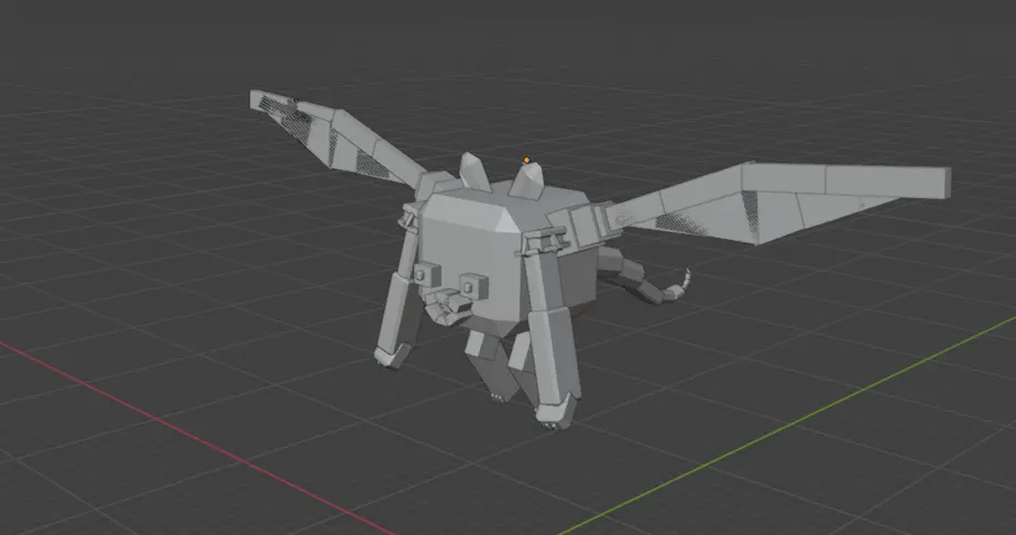 Free Characters & Creatures STL Download - Sand Drake Minecraft Mob ...