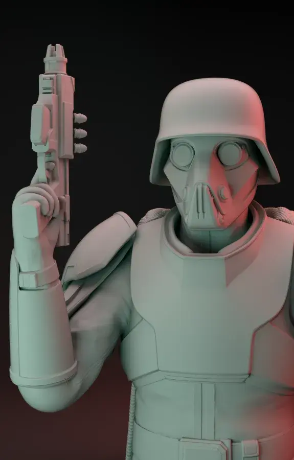 Miniature Games & Accessories STL Descarga - HELLDIVER SOLDIER uf-84 ...