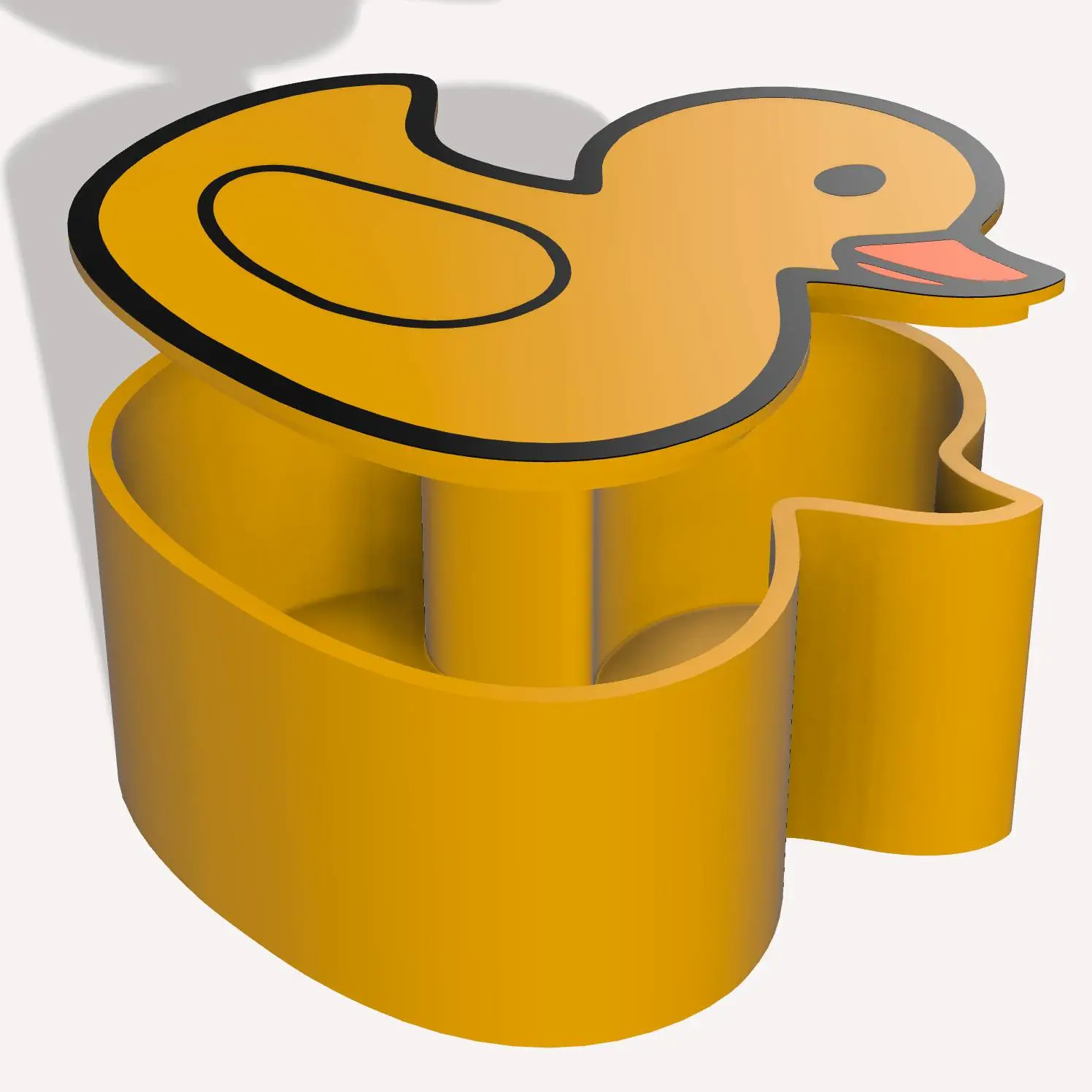 Home Decorations & Ornaments STL Download - DUCK TOY STORAGE BOXby ...