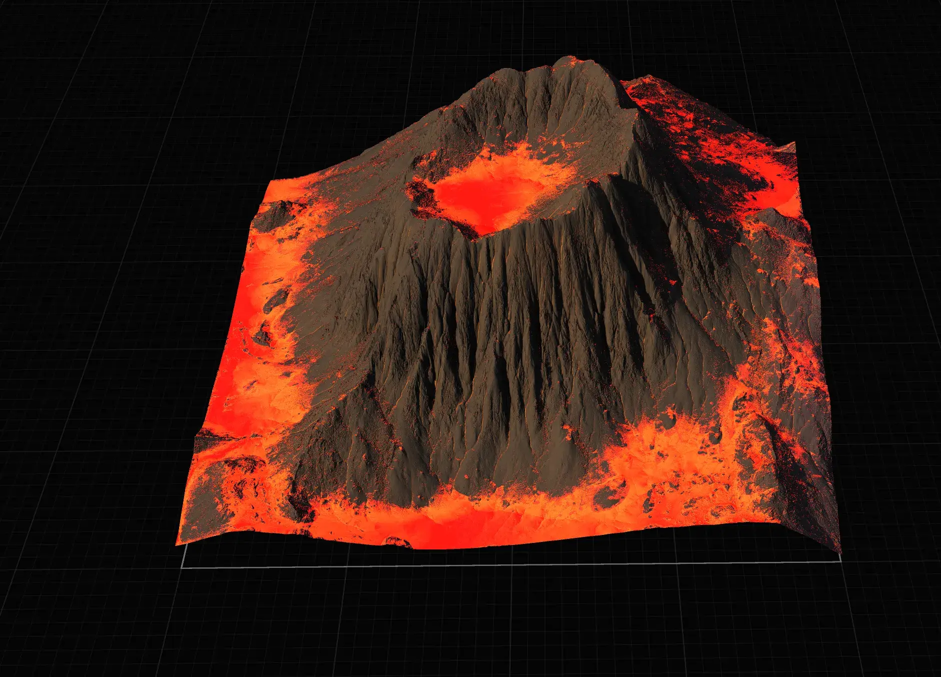 Home Decorations & Ornaments STL Download - Functional Volcano with ...