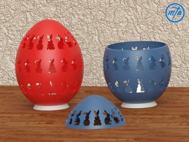 Home Decorations & Ornaments STL Download - Easter Candle Holderby ...