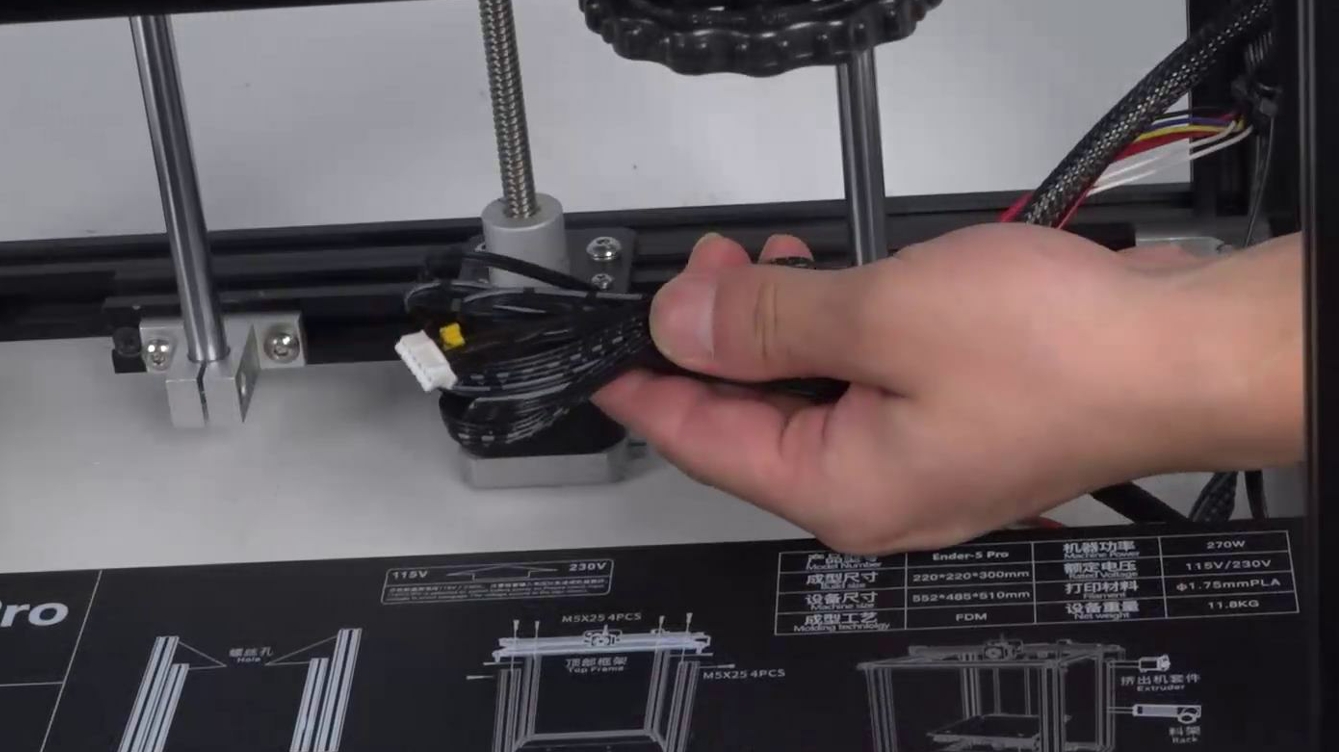 Service tutorial Ender-5 Pro Z-axis motor wirings replacement | Creality Cloud